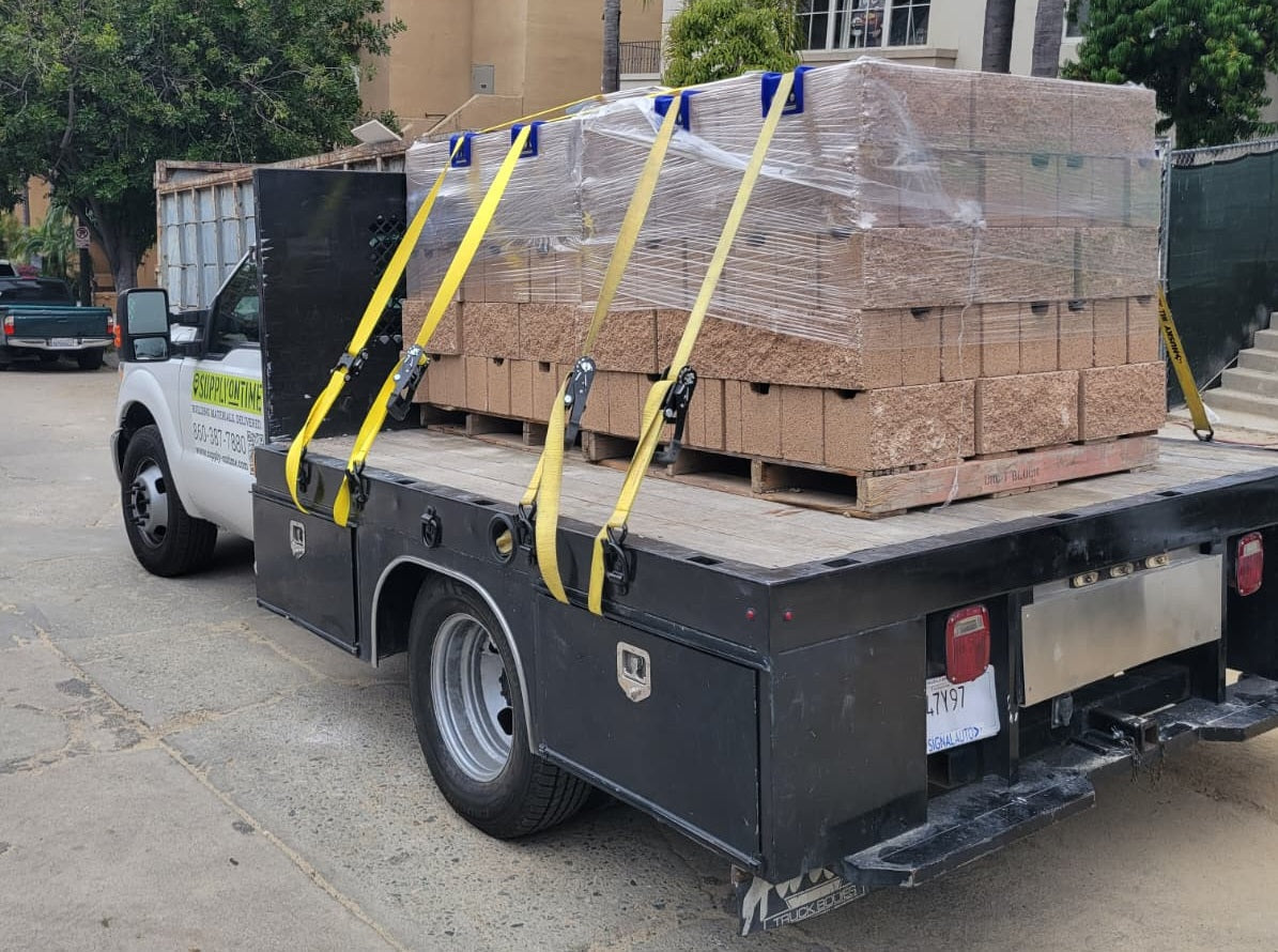 Concrete Block Pallet Counts & Delivery Costs in Los Angeles