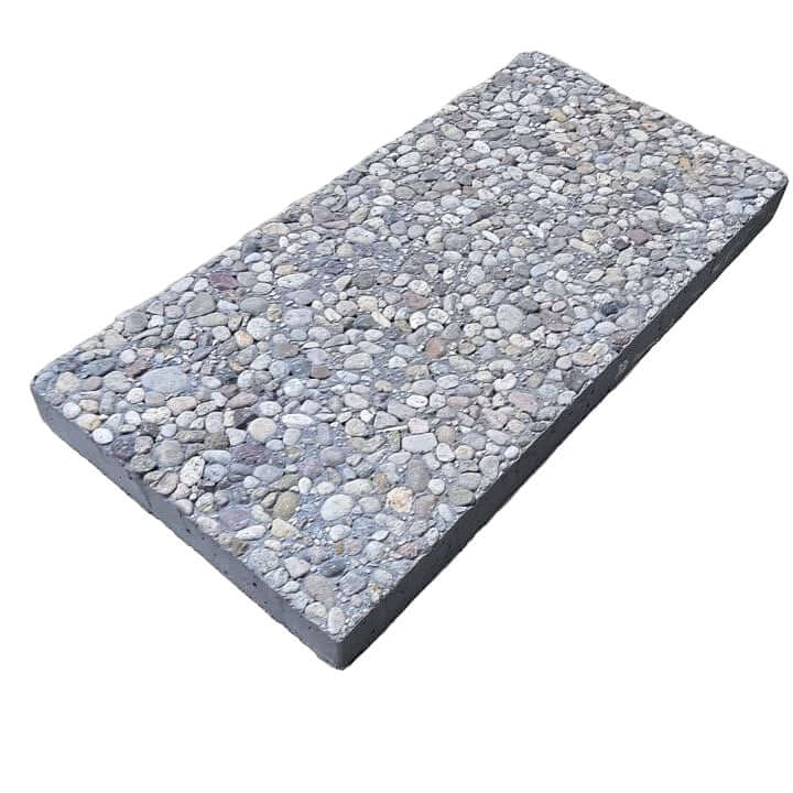 Stepping Stone 12 in. x 24 in. x 2 in. French Grey Concrete Aggregate Paver
