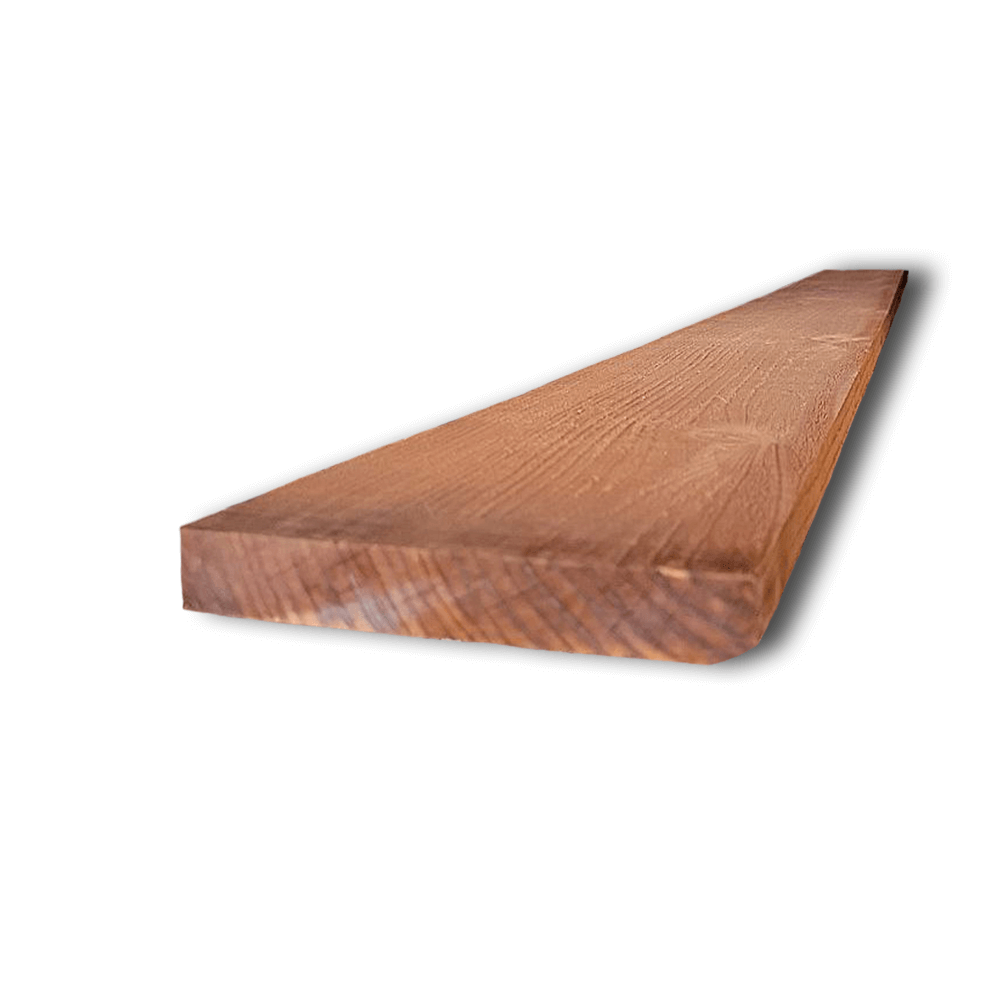 Redwood Lumber 1 in. x 6 in. x 12 ft. Construction Heart RO Delivery