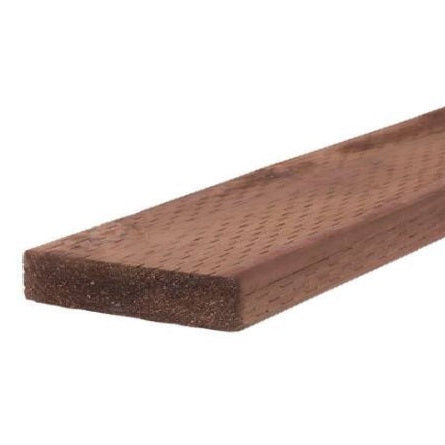 Pressure Treated Lumber 2 in. x 10 in. x 20 ft. Brown Ground Contact