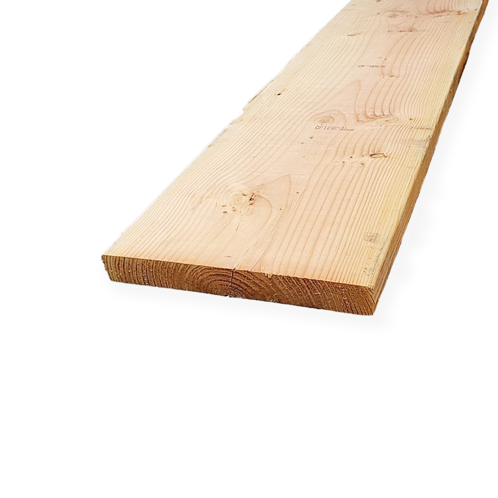Framing Stud 2 in. x 12 in. x 10 ft. #2 & BTR Green Douglas Fir
