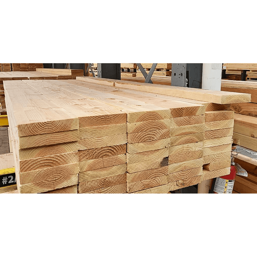 Framing Stud 2 in. x 8 in. x 16 ft. #2 & BTR Green Douglas Fir