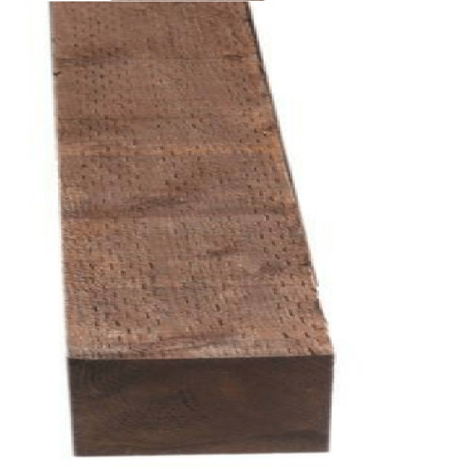 Pressure Treated Lumber 4 in. x 10 in. x 20 ft. Brown Ground Contact