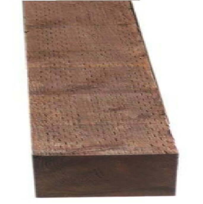 Pressure Treated Lumber 4 in. x 12 in. x 16 ft. Brown Ground Contact