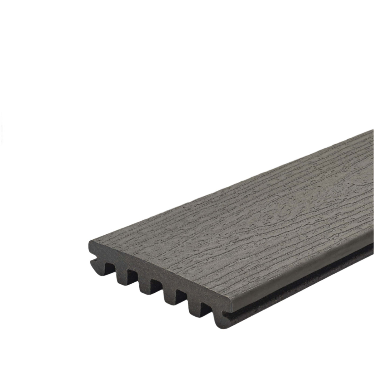 Composite Decking 1 in. x 6 in. x 8 ft. Clam Shell Square Edge Enhance ...