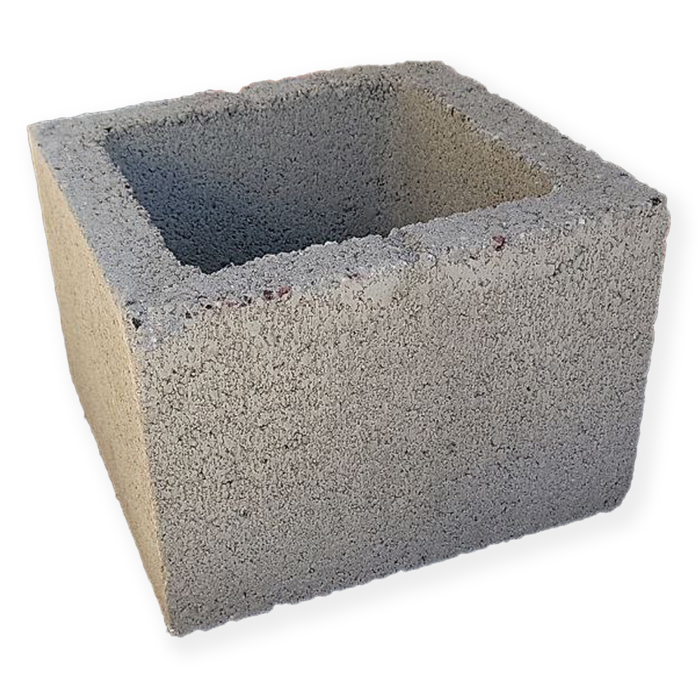 Concrete Block 12 in. x 12 in. x 8 in. Grey 2000-PSI Same-Day Delivery
