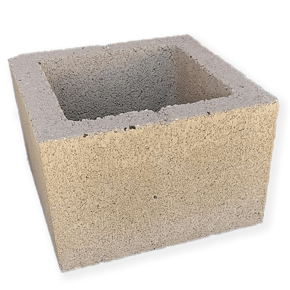 Concrete Block 12 in. x 12 in. x 8 in. Tan Same-Day Delivery