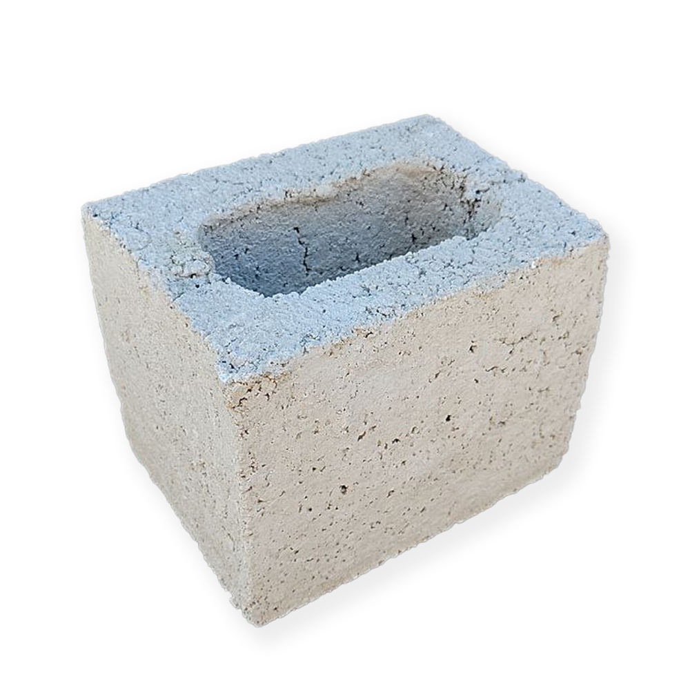 Concrete Block 6 in. x 6 in. x 8 in. Half Grey Same-Day Delivery
