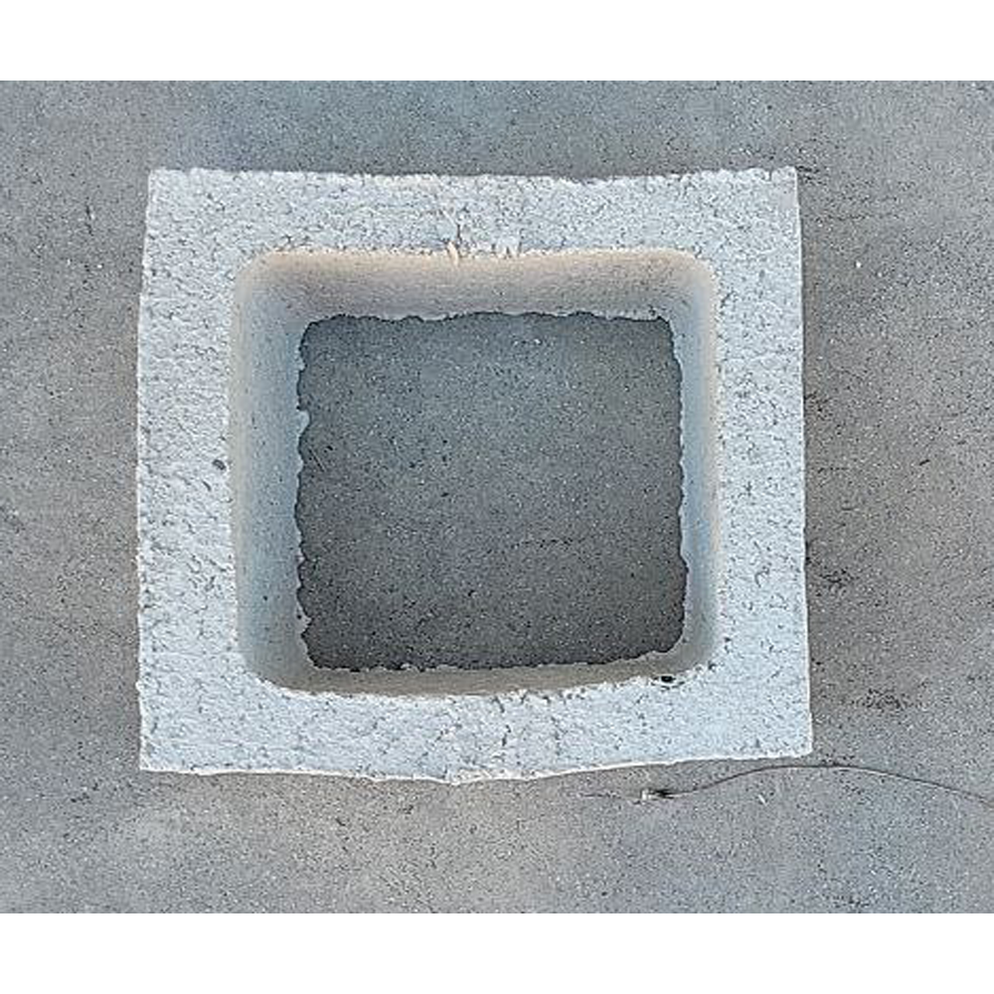 Concrete Block 12 in. x 12 in. x 6 in. Grey Same-Day Delivery