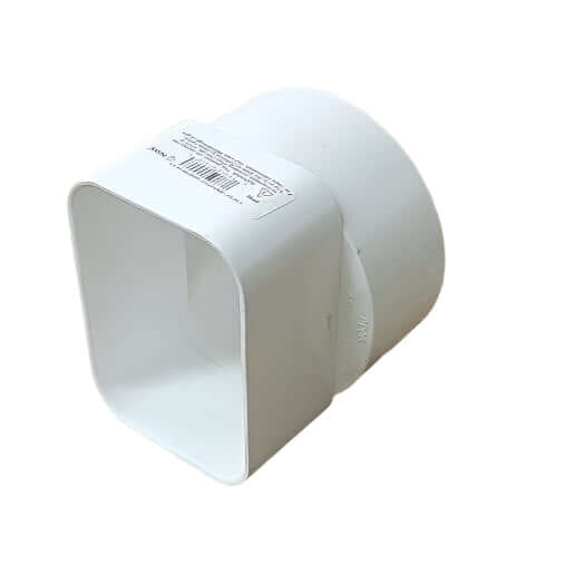 Adapter PVC 3 in. x 4 in. x 4 in. to Pipe 4 in. Downspout S&D Same-day ...