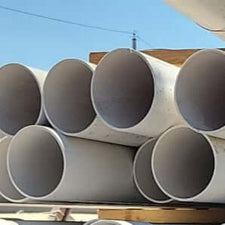 Pipe PVC 4 in. x 20 ft. SDR35 S&D Solid Bell Same-day Delivery