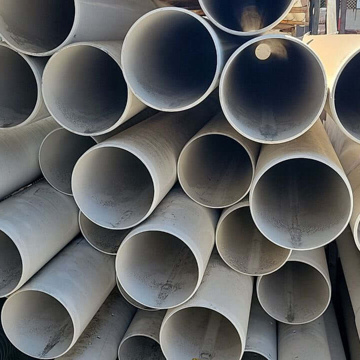 Pipe PVC 8 in. x 20 ft. SDR35 S&D Solid Bell Same-day Delivery