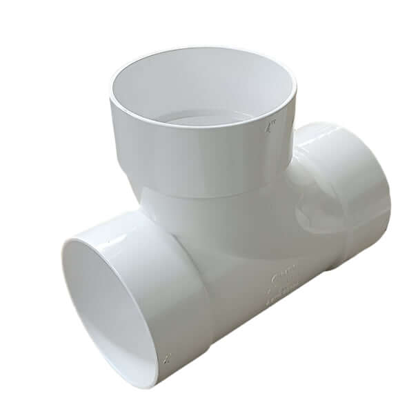 Sanitary Tee PVC 4 in. S&D Same-day Delivery