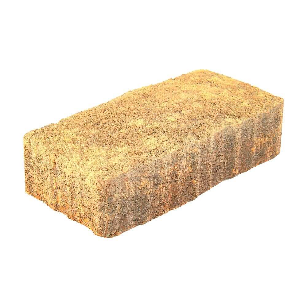 Paver 3-1/2 in. x 7 in. x 1-3/4 in. Yellow Concrete Delivery