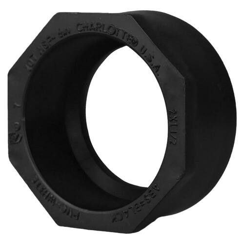ABS Flush Bushing 3 in. x 2 in. Spigot x Hub DWV Same-Day Delivery