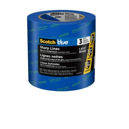Painter's Tape Sharp Lines Multi-Surface with Edge-Lock ScotchBlue 1.41 ...