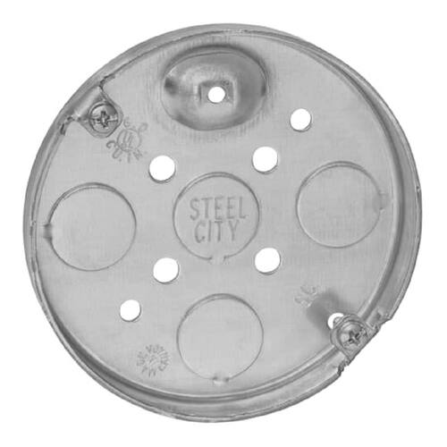 Metal Round Pancake Box 4 in. 6 cu. in. Same-Day Delivery