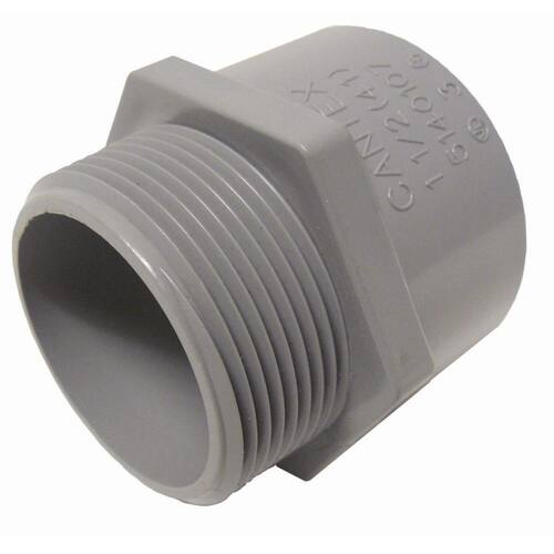 PVC Conduit Terminal Adapter 3/4 in. Male Same-Day Delivery