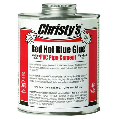 Pipe Cement for PVC 32 oz. Same-Day Delivery