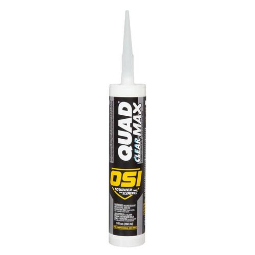 Silicone Sealant 9 oz. QUAD Max Interior/Exterior Widnow Door and ...