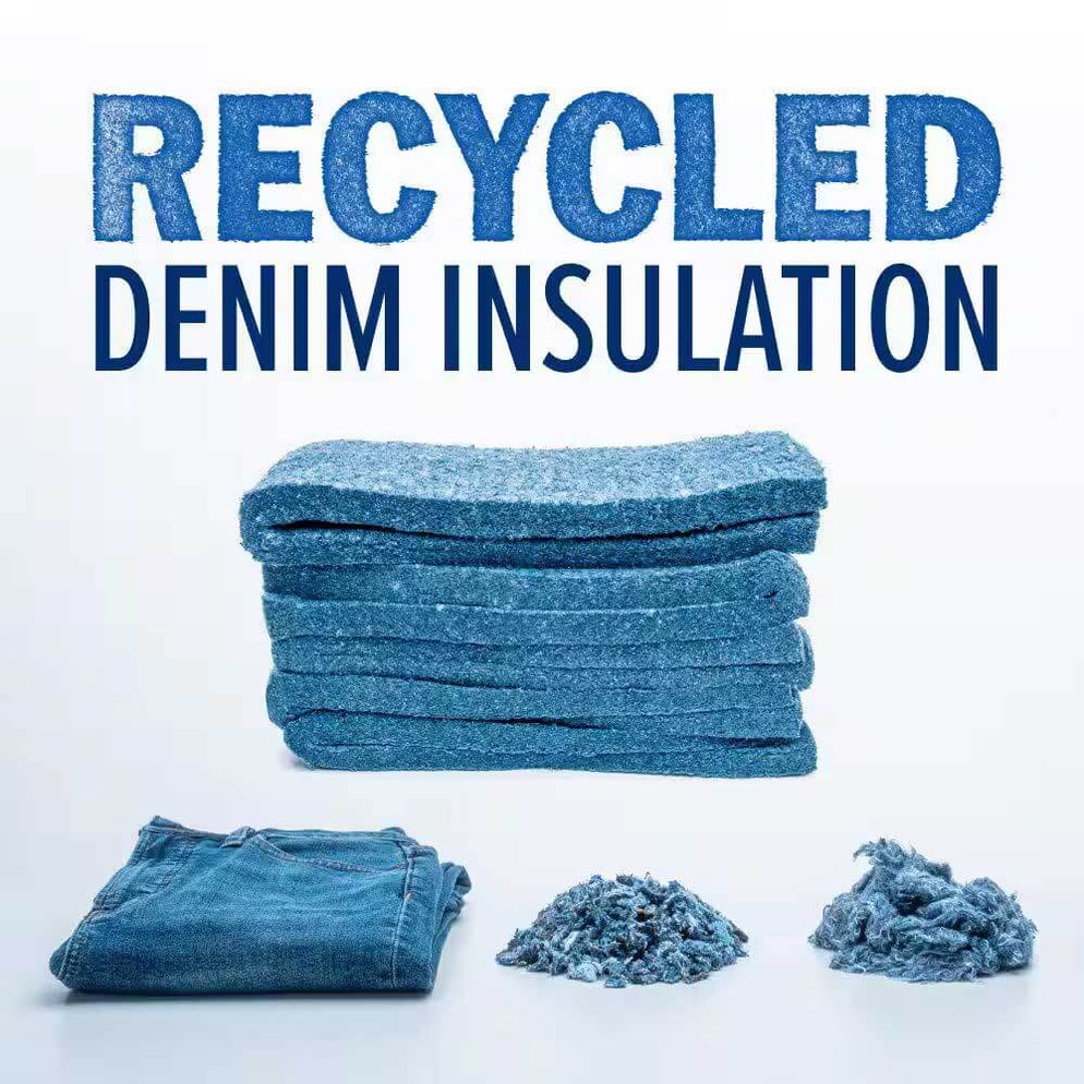 Denim Insulation Batt R-13, 15 in. x 93 in. (78 sq. ft.) ULTRATouch