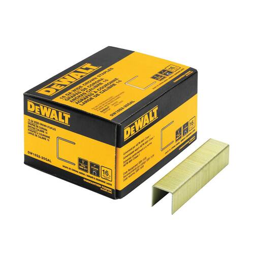 Wide Crown Staple 1 in. x 1 in. x 16-Gauge Galvanized (2000 per Pack)