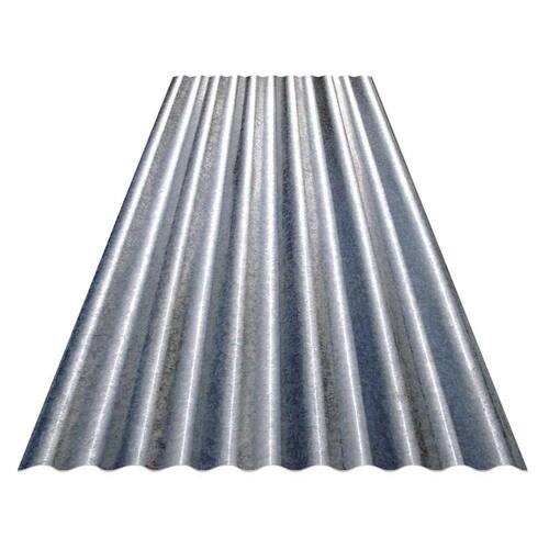 Roof Panel 26 in. x 12 ft. Corrugated, Galvanized Steel, 29-Gauge