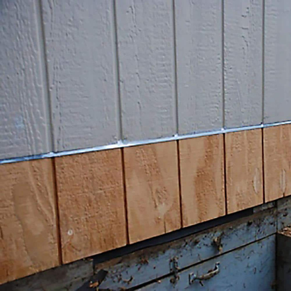 Z Bar Flashing 3/8 in. x 10 ft. Galvanized Steel Metallic 28-Gauge