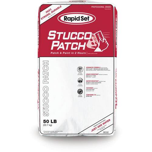Stucco Patch Gray PSI-2500 (50 lb.) Same-Day Delivery