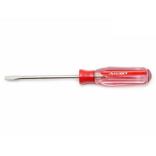Round Shaft Cabinet Tip Slotted Screwdriver, 3/16 in. x 4 in. Delivery