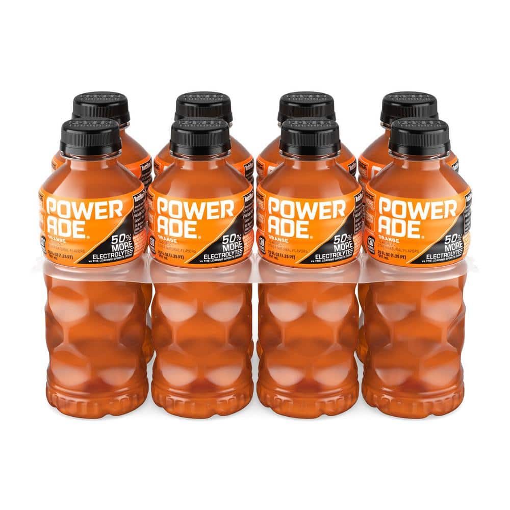 Powerade POWERADE Orange Bottles, 20 fl. oz., 8 Pack Same-Day Delivery
