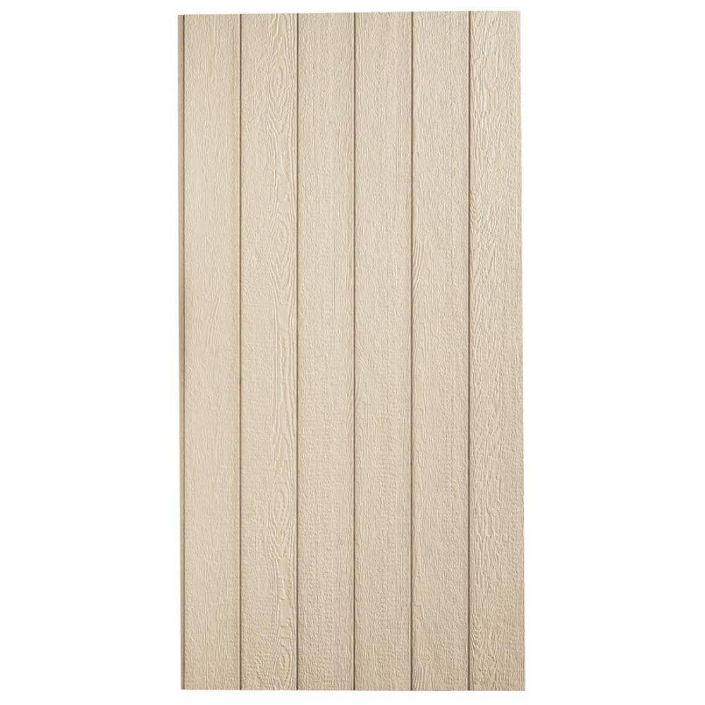 Siding Panel 3/8 in. x 4 ft. x 8 ft. Engineered Treated Wood Siding OC ...