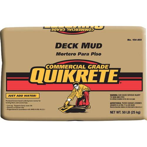 Mortar Deck Mud Mix Type N (50 lb.) Tan Same-Day Delivery