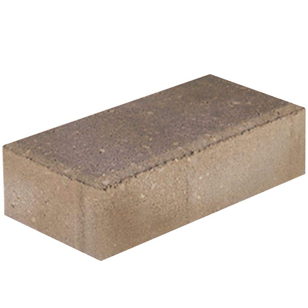 Paver 4 in. x 7-3/4 in. x 2-1/4 in. Tan Concrete Same-Day Delivery