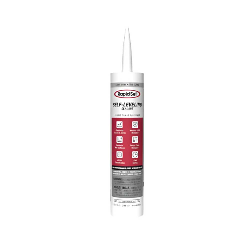 Self-Leveling Sealant 10.1 oz. Light Grey Rapid Set Same-Day Delivery