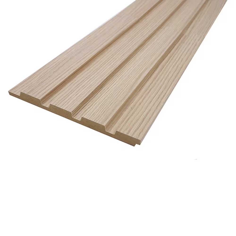 Siding Panel 1/2 in. x 7 in. x 8 ft. MDF Louvered Decorative Wood