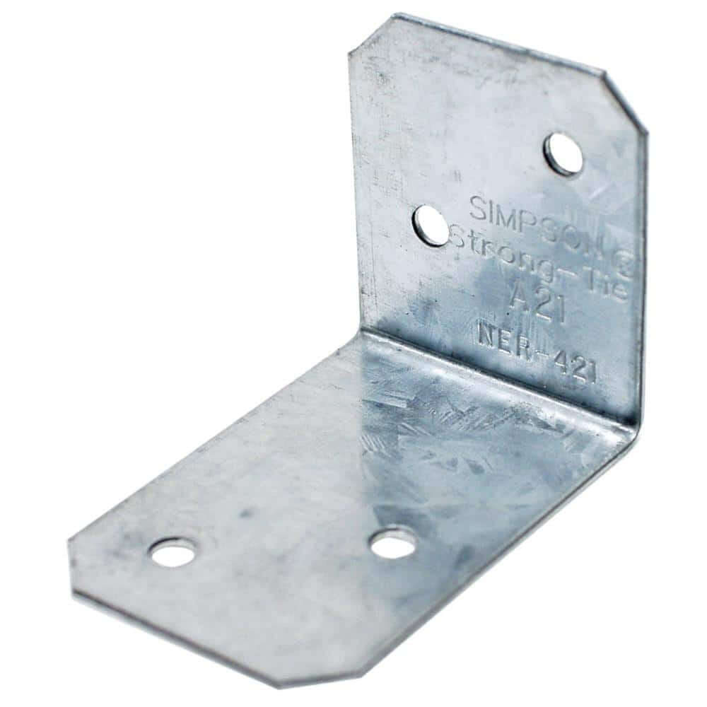 Corner Brace 2 in. x 1-1/2 in. x 1-3/8 in Strong-Tie Angle Galvanized L ...