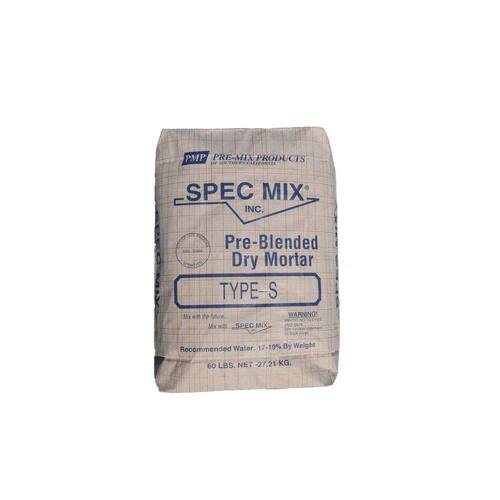 Mortar Pre-Blended Dry Type S PSI-1800 (60 lb.) Gray Same-Day Delivery