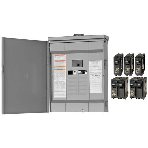 Circuit Breaker 125 Amp 12-Space 24-Circuit Homeline Outdoor Main Plug ...