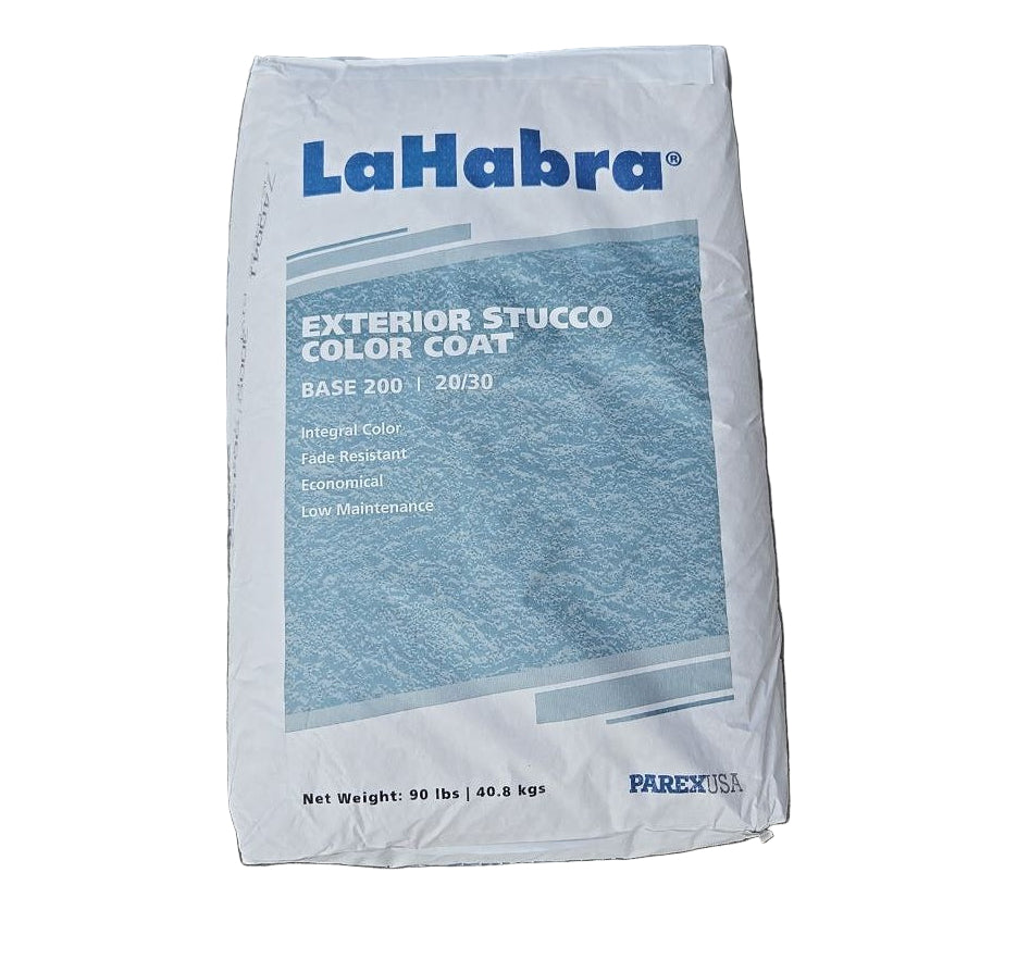 Stucco Base #200 Gray 20/30 Color Coat (90 lb.) LaHabra (Copy)
