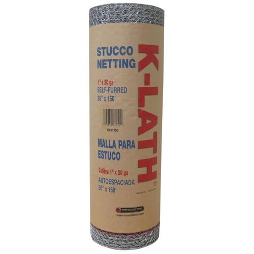 Stucco Mesh 36 in. x 150 ft. 20-Gauge Same-Day Delivery