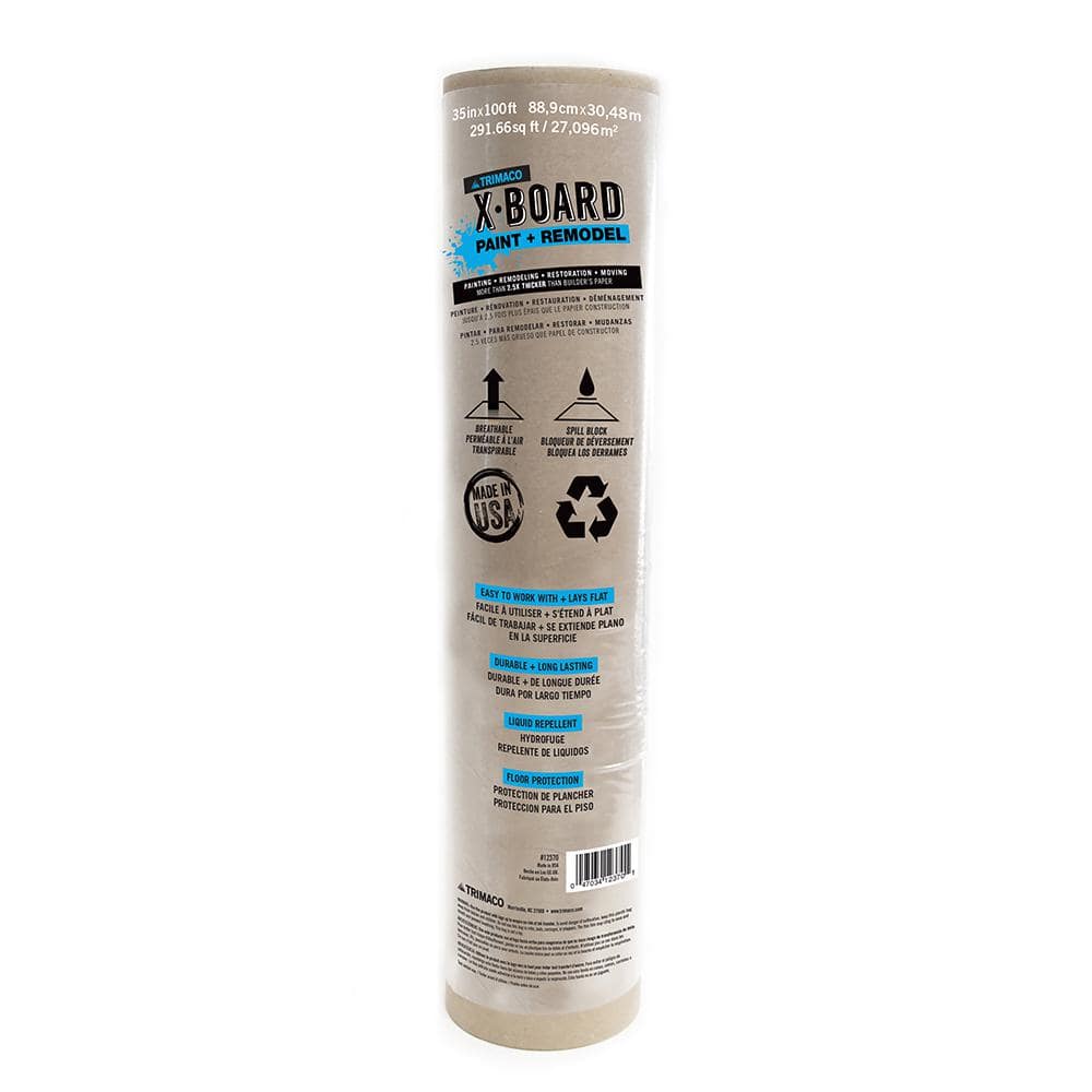 Builder's Paper 3 ft. x. 100 ft. Brown X-Board Protector Delivery