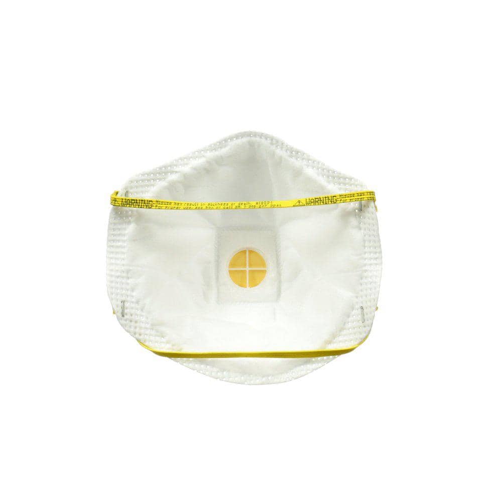 Disposable Respirator Mask with Cool Flow Valve Drywall Sanding (2-Pack ...
