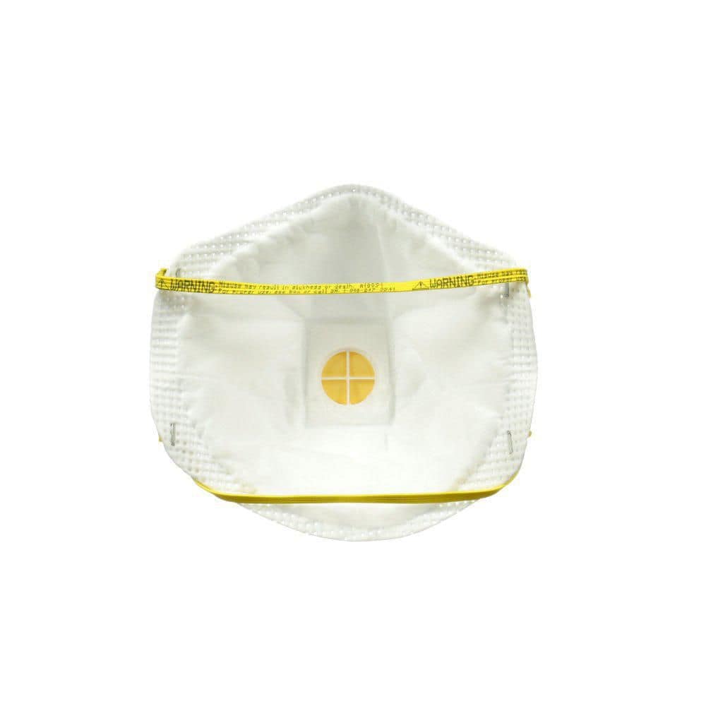 Disposable Respirator Mask with Cool Flow Valve Drywall Particulate (10 ...