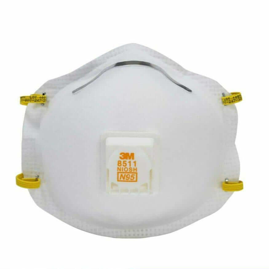 Disposable Respirator Mask with Cool Flow Valve Sanding and Fiberglass ...