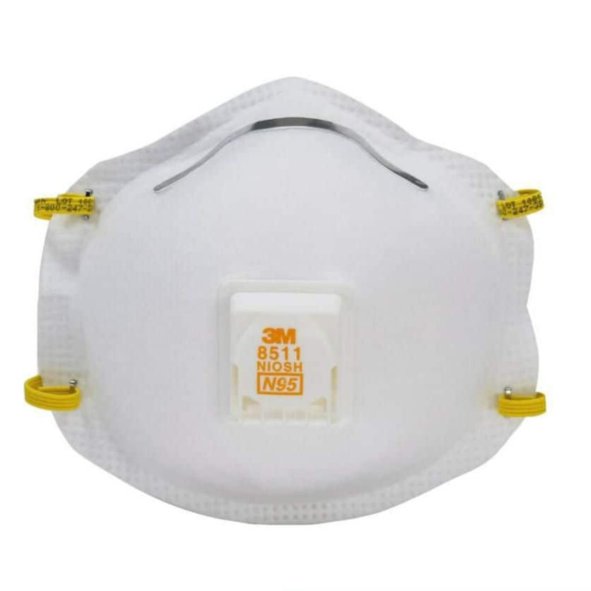 Disposable Respirator Mask with Cool Flow Valve (5-Pack) N95 8511