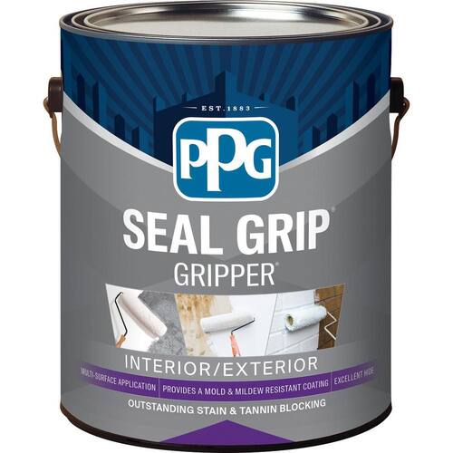 Interior/Exterior Primer Sealer Acrylic SEAL GRIP Gripper White 1 Gal.